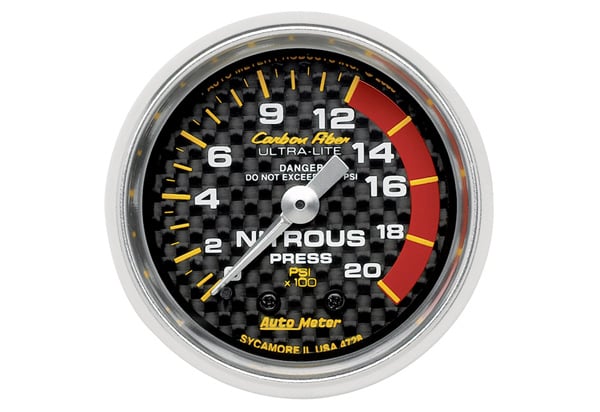 Autometer Carbon Fiber Series Gauge