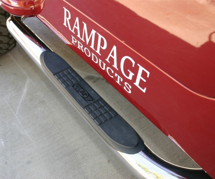Rampage Round Nerf Bars, Rampage Round Step Bars