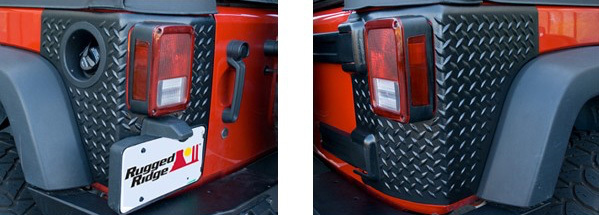 Rugged Ridge Body Armor Rear Tail Corners