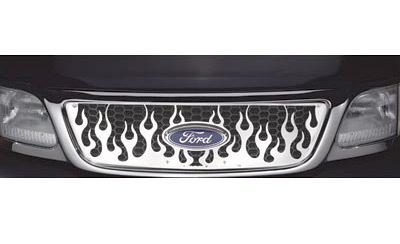 Bully Stainless Steel Grille Insert, Custom Grille Insert, Truck Grilles