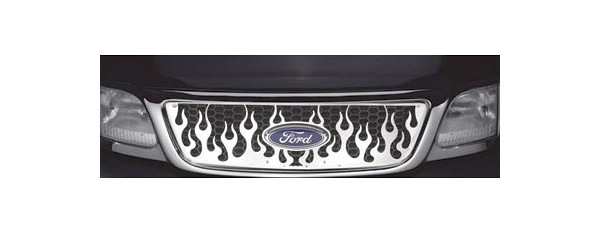 Bully Stainless Steel Grille Insert, Custom Grille Insert, Truck Grilles