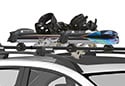 Yakima Ski Rack, Yakima Big PowderHound Snoboard & Ski Rack