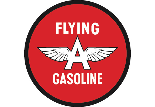 Flying A Gas Sign, Flying A Gas Vintage Garage Sign by SignPast