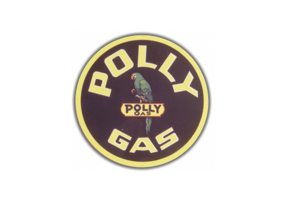 Polly Gas Vintage Sign, Vintage Garage Signs by SignPast