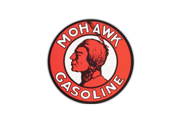 Mohawk Gas Vintage Sign, Vintage Garage Signs by SignPast