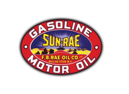Sun-Rae Gas Vintage Sign, Vintage Garage Signs by SignPast