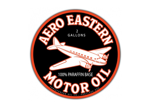 Aero Eastern Motor Oil Vintage Sign by SignPast - Free Shipping