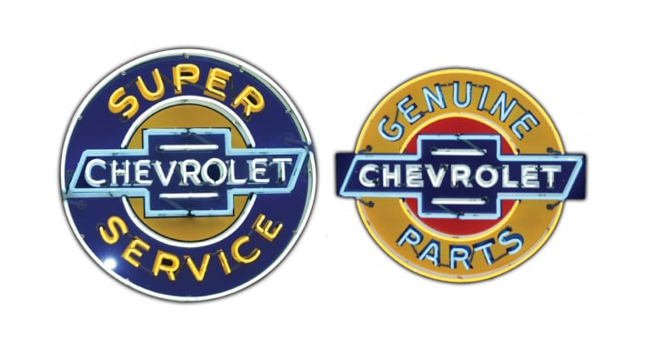 Chevrolet Neon Sign, Vintage Neon Signs by SignPast