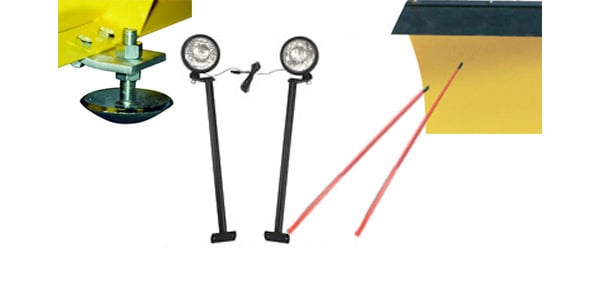 SnowBear Snow Plow Accessories, Snow Bear Off-Road Lights and Scraper