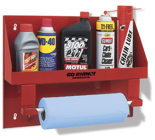 Go Rhino Oil Bottle Holder, Garage Shelf