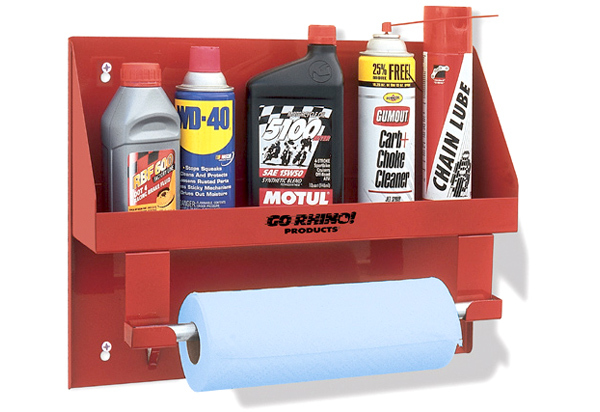 Go Rhino Oil Bottle Holder, Garage Shelf