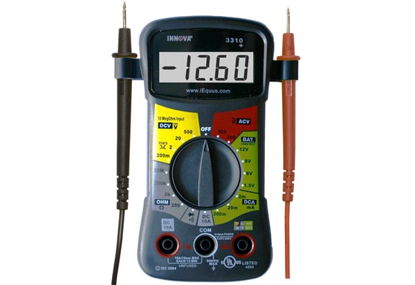 Equus Innova Hands-Free Digital Multimeter, Innova Automotive Multimeter