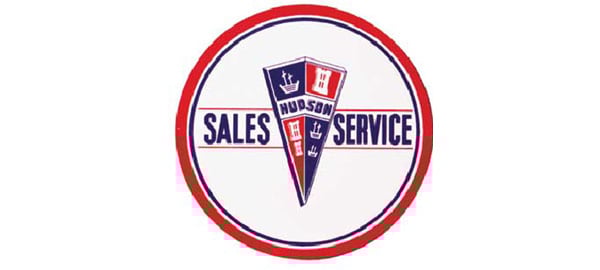 Hudson Vintage Sign, Hudson Sales & Service Vintage Garage Sign
