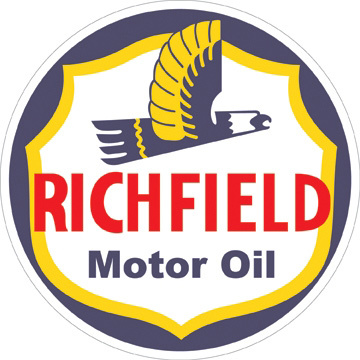 Richfield Motor Oil Vintage Sign by SignPast - Free Shipping