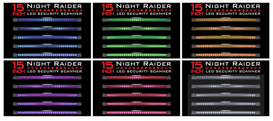 PlasmaGlow Night Raider LED Security Scanner - Free Shipping