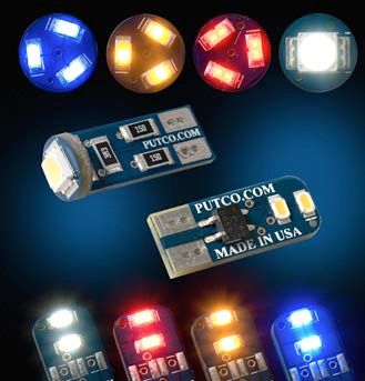 Putco LED Side & Parking Light Bulbs - Free Shipping