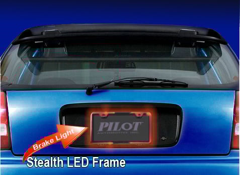 Pilot License Plate Frame, Pilot Frames for License Plates