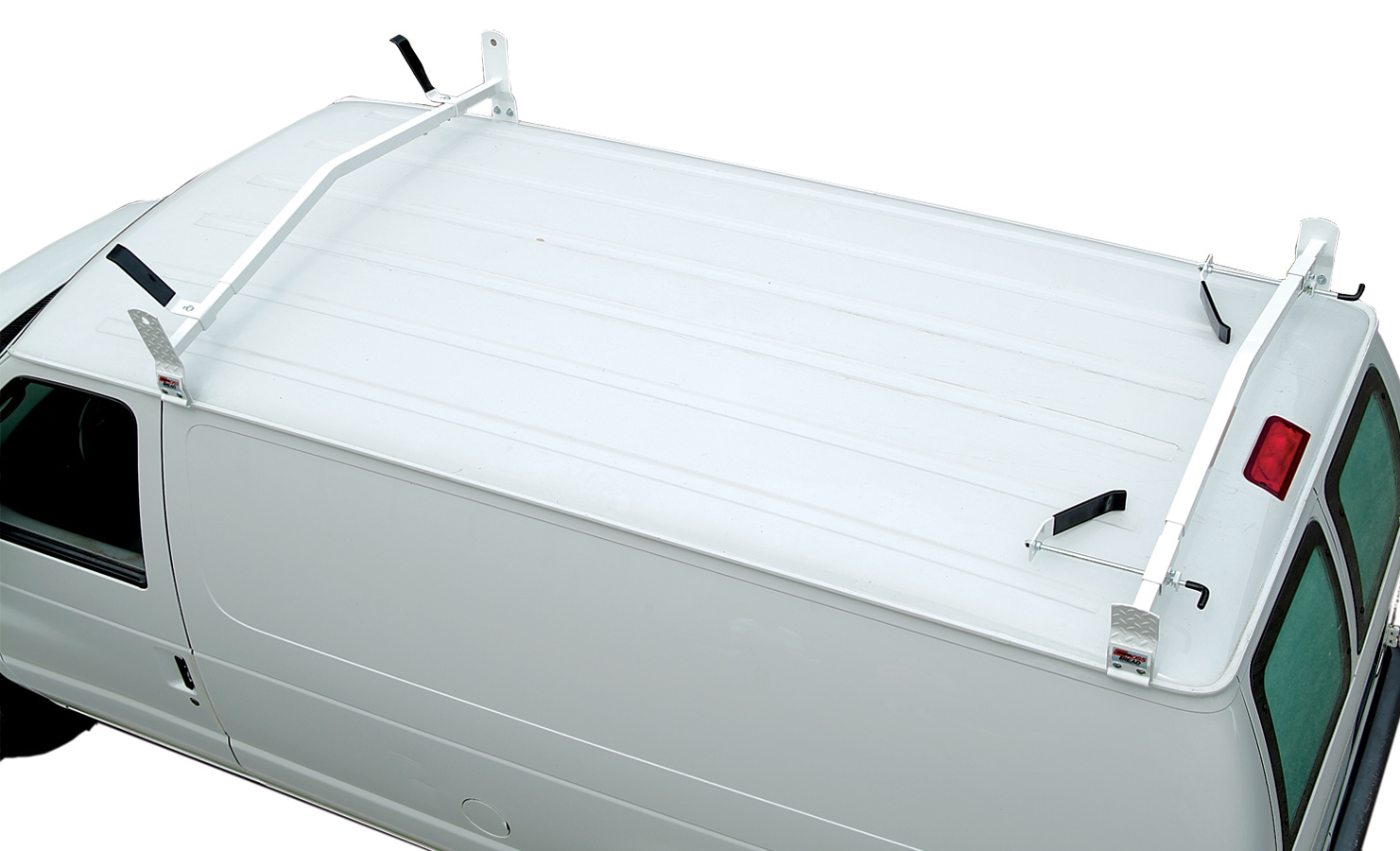 Cross Tread Lockable Angled Van Rack - Free Shipping