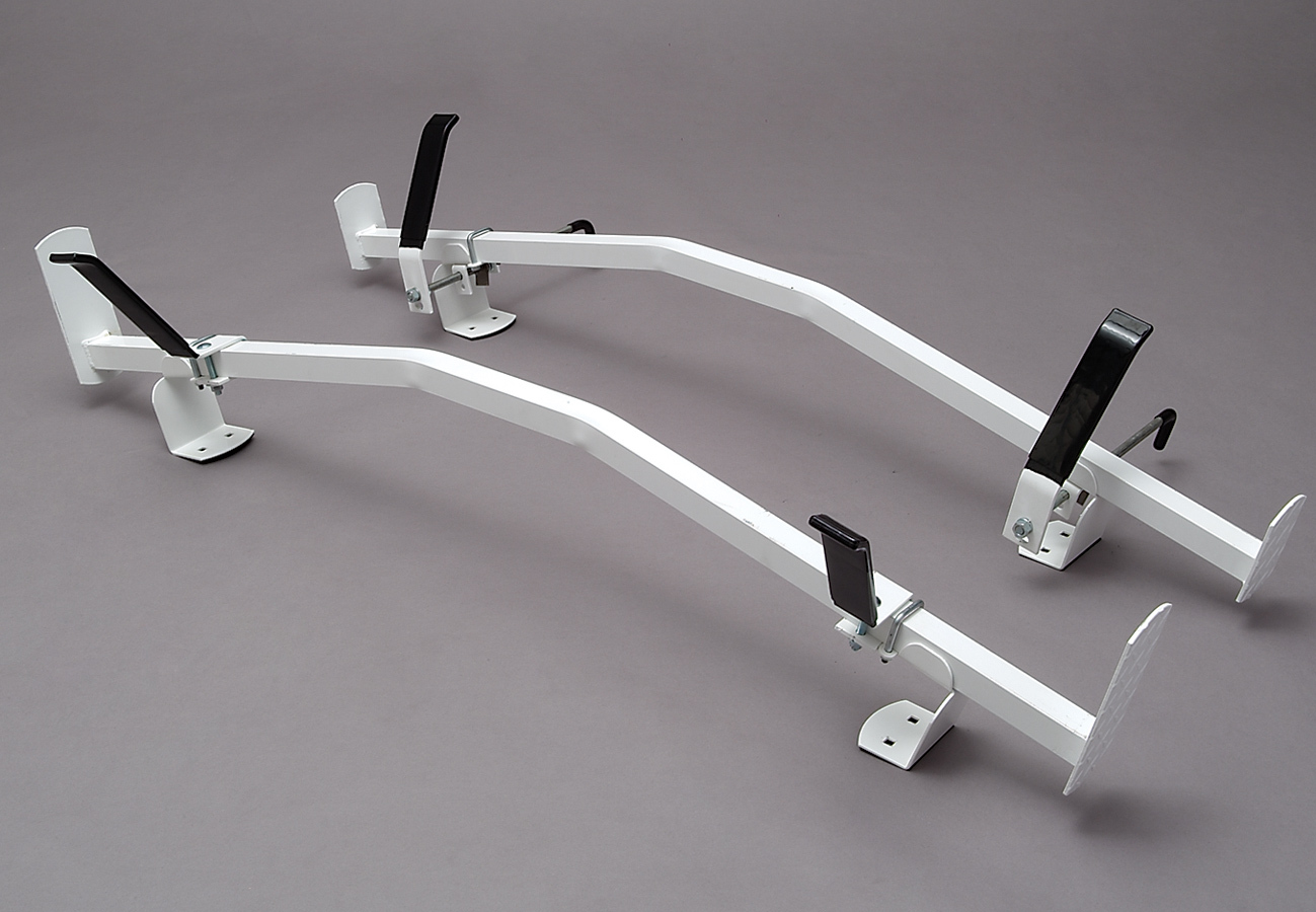 Cross Tread Lockable Angled Van Rack - Free Shipping