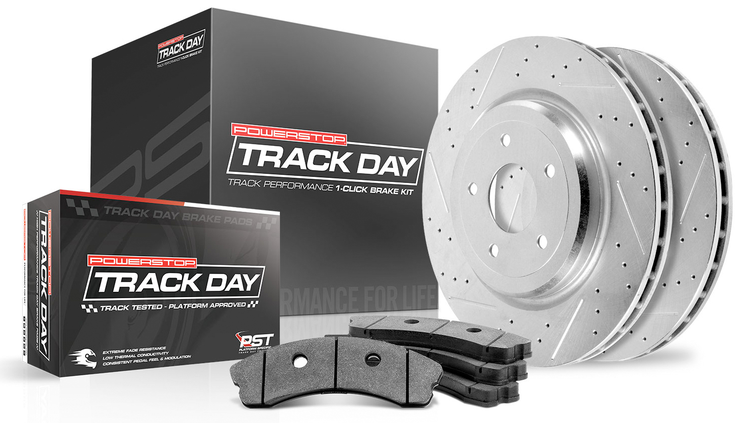 Power Stop Track Day Brake Kit - Free Shipping