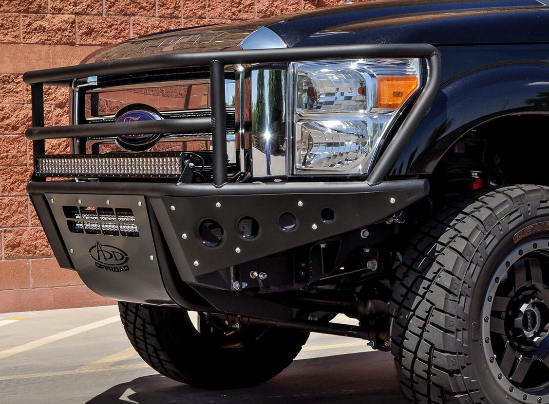 ADD Rancher Front Bumper - Desert Style Front-End Bumper Ships Securely