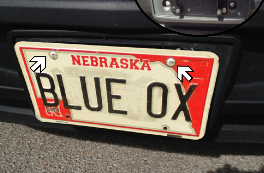 Blue Ox Spring-Loaded License Plate Bracket - Read Reviews & FREE SHIPPING!