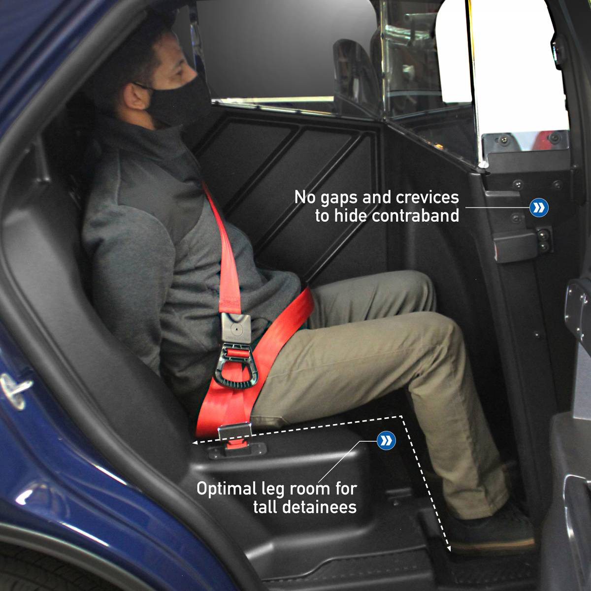 Go Rhino Public Safety Division Single Cell Detainee Safety Seat - Read ...