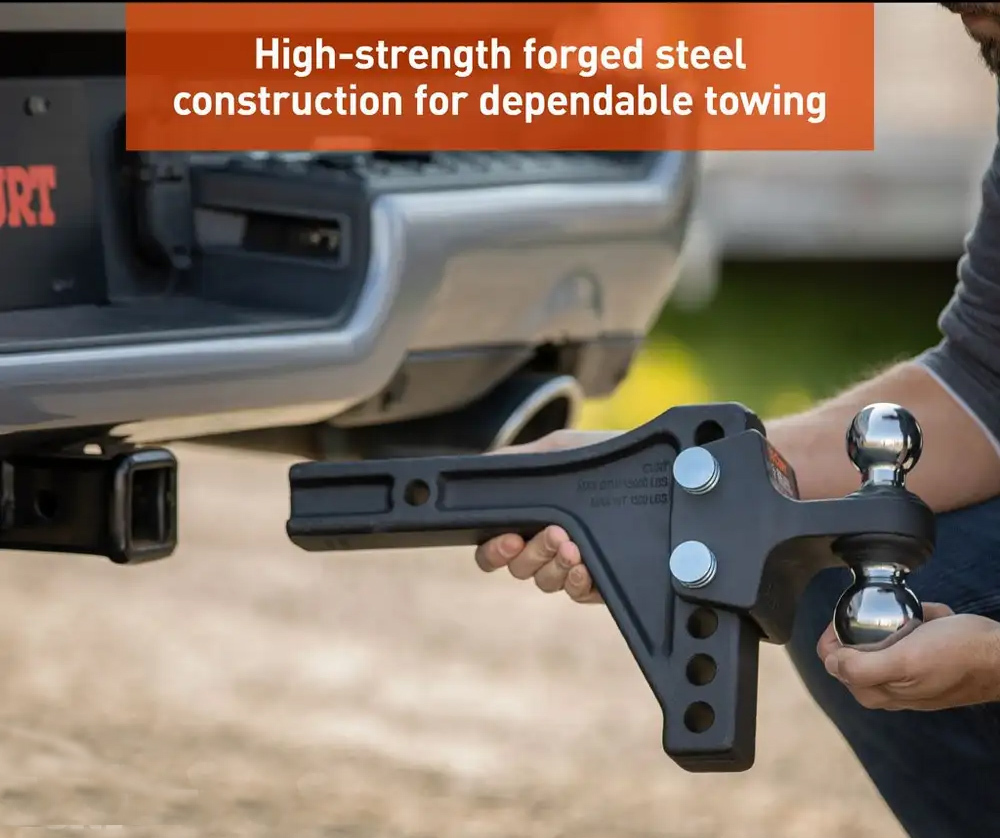 Curt HD WD Adjustable Ball Mount - Read Reviews & FREE SHIPPING!