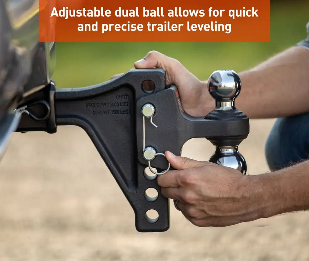 Curt HD WD Adjustable Ball Mount - Read Reviews & FREE SHIPPING!