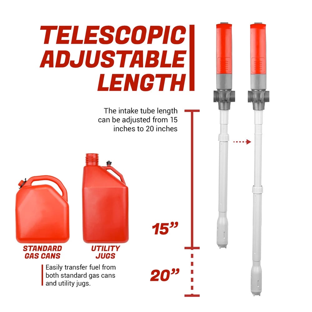 Tera Pump Telescopic Fuel Transfer Pump - Read Reviews & FREE SHIPPING!