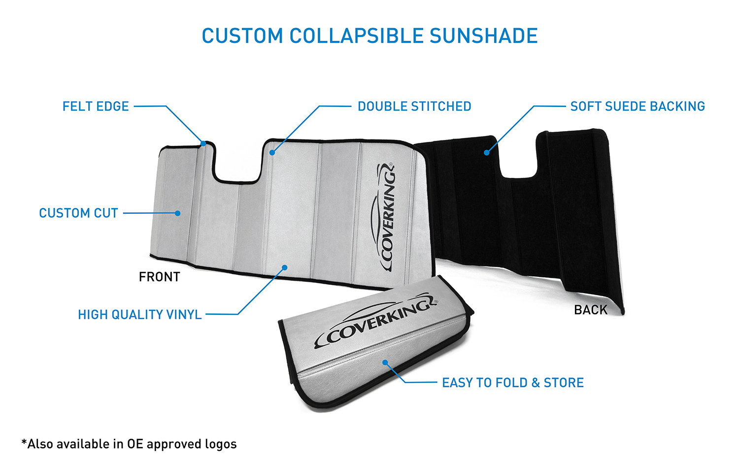 Coverking Custom Foldable Sun Shade - Read Reviews & FAST SHIPPING!