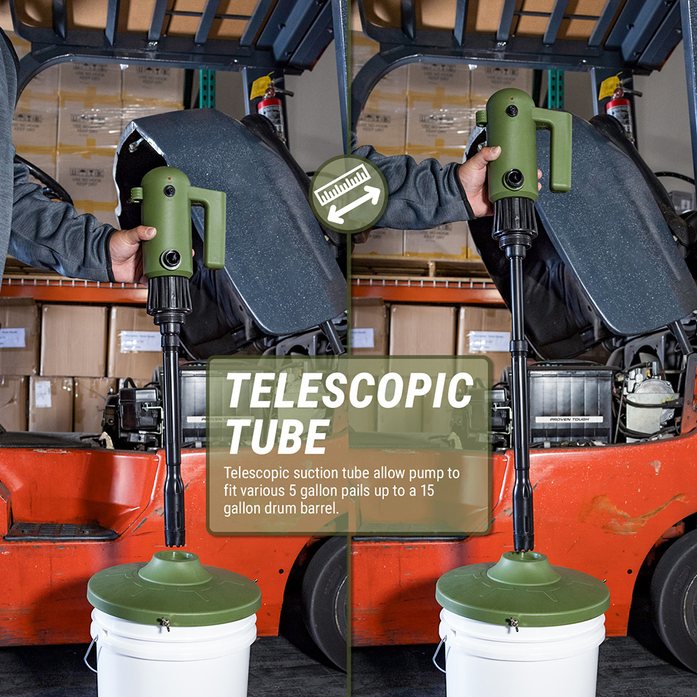 Tera Pump Electric Bucket Transfer Pump with Digital Meter- Read ...