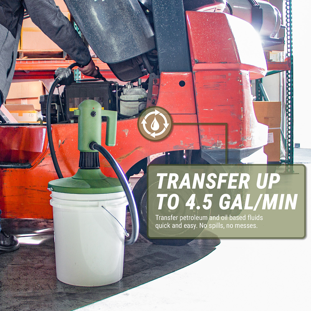 Tera Pump Electric Bucket Transfer Pump with Digital Meter- Read ...
