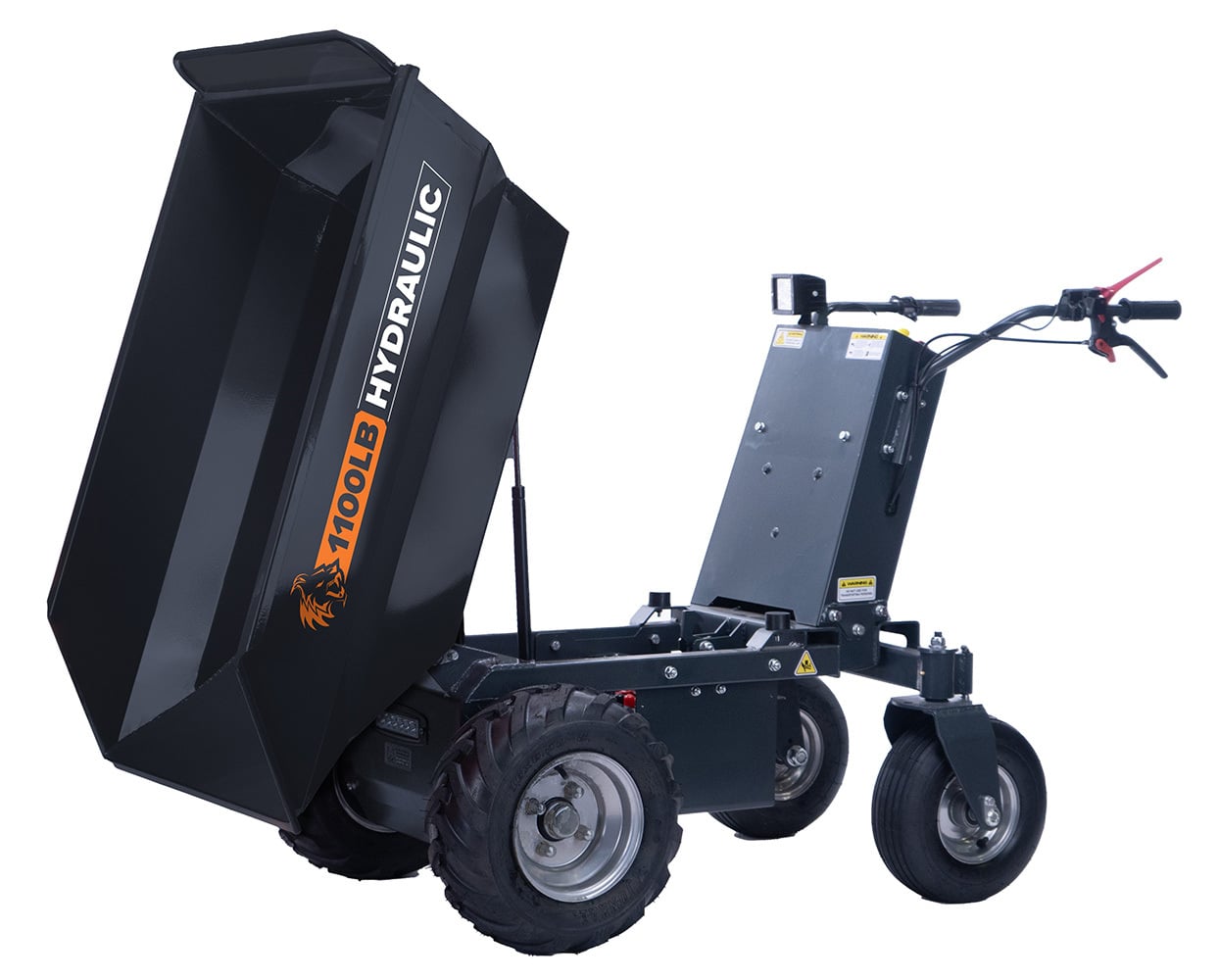 DK2 1100 lbs Electric Self-Driving Power Dump Carts