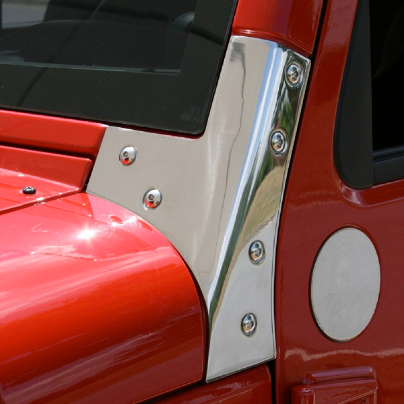 Rugged Ridge Windshield Hinges - AutoAccessoriesGarage.com