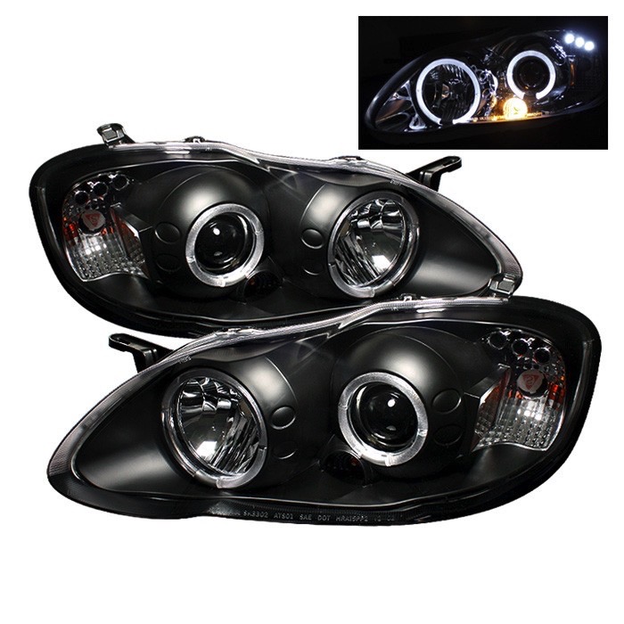 Projector Headlights with LED Halo - Spyder 5011787