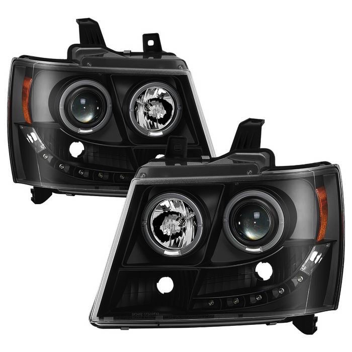 Version 2 Projector Headlights with LED Halo - Spyder 5085979