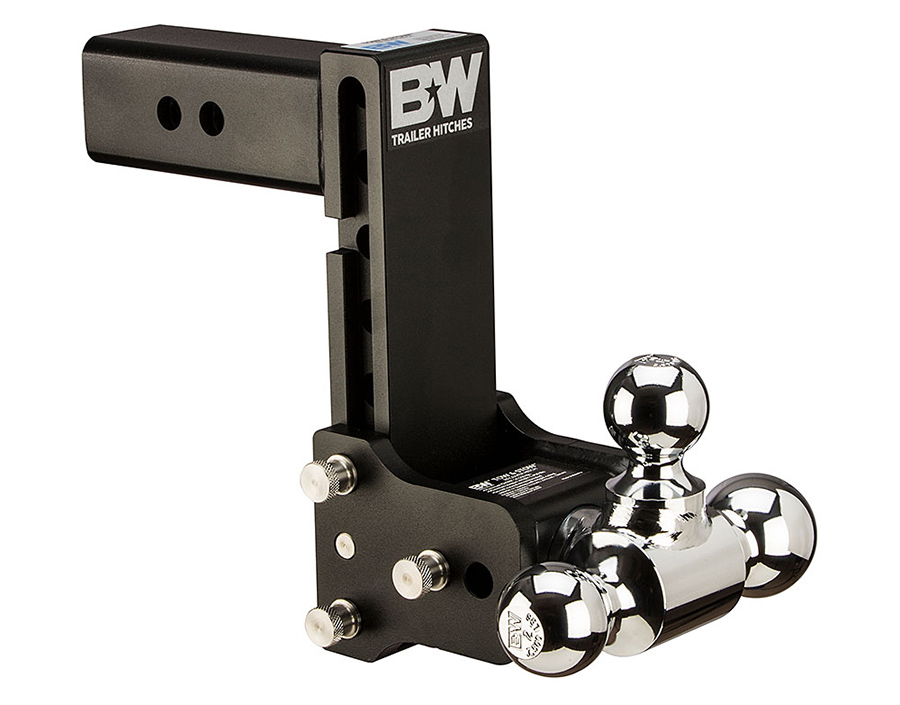 1-7/8 In., 2 In. & 2-5/16 In. Tow & Stow Standard Adjustable Ball Mount ...