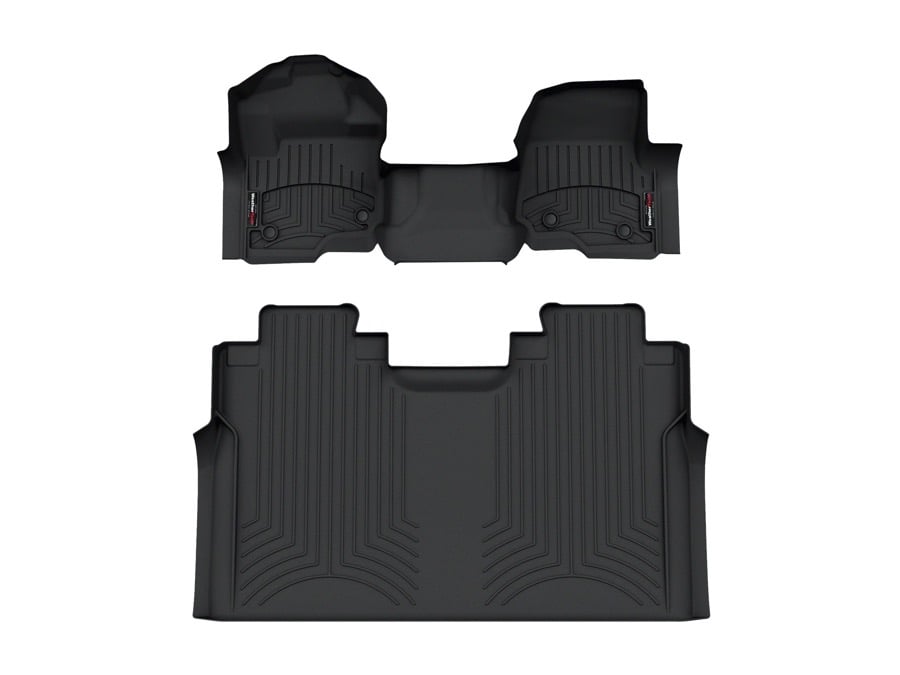 1st Row (1-Piece) & 2nd Row (1-Piece) Floor Liners Bundle - WeatherTech ...