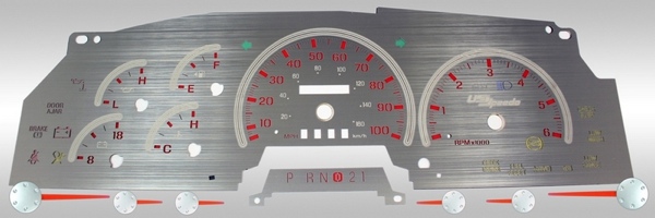 Stainless Steel Gauge Face Kit - US Speedo SSF00R