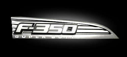 2011-2014 Ford F350 Recon Illuminated Fender Emblems - Recon 264286WH