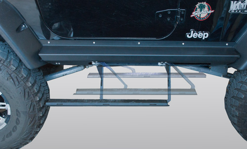 Rock Slider Step Bars - Rock-Slide BD-SS-100-TJ