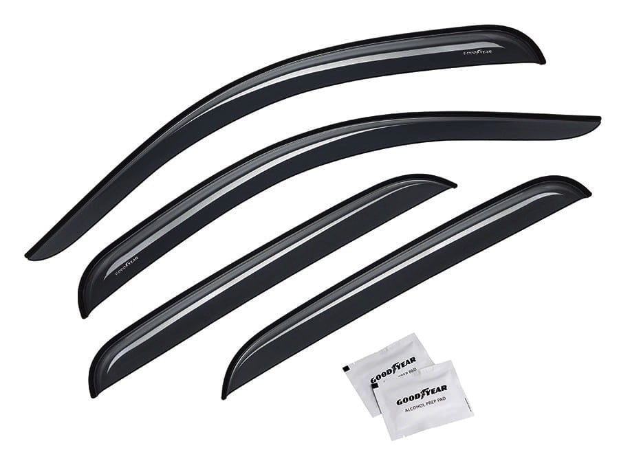 Front & Rear Shatterproof Window Deflectors - Goodyear GY007897