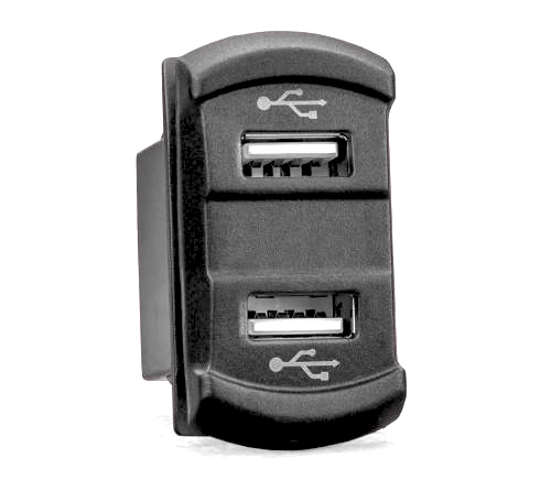 Rocker Switch Port - STEDI DUALUSB-VLT-ROCKER