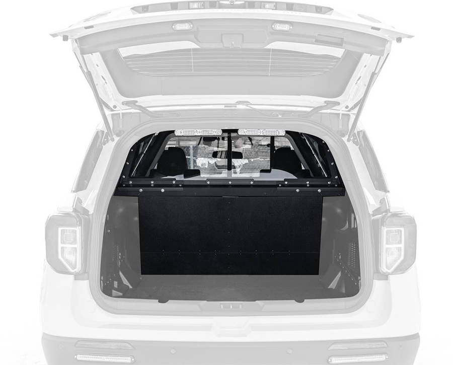 Cargo Barrier with Full Poly Window - Go Rhino Public Safety 5706FW