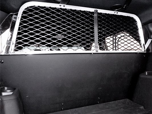 Cargo Barrier with Full Steel Mesh Screen - Go Rhino Public Safety 5712FEM