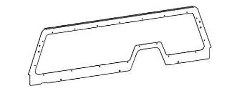 Rear Cab Window Guard Protector - Go Rhino Public Safety 571918