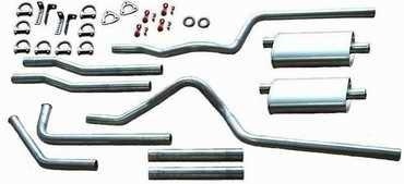 2-1/4 In. Manifold Dual Exhaust System - Heartthrob 1014144