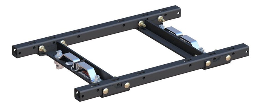 Puck System 5th Wheel Adapter with Rails - Curt 16027