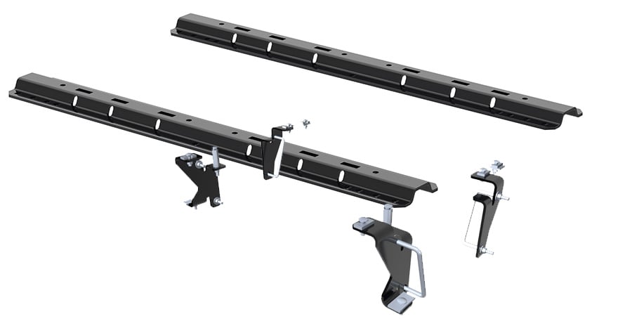 Fifth Wheel Hitch Bracket & Base Rail Kit - Curt 16420/16104